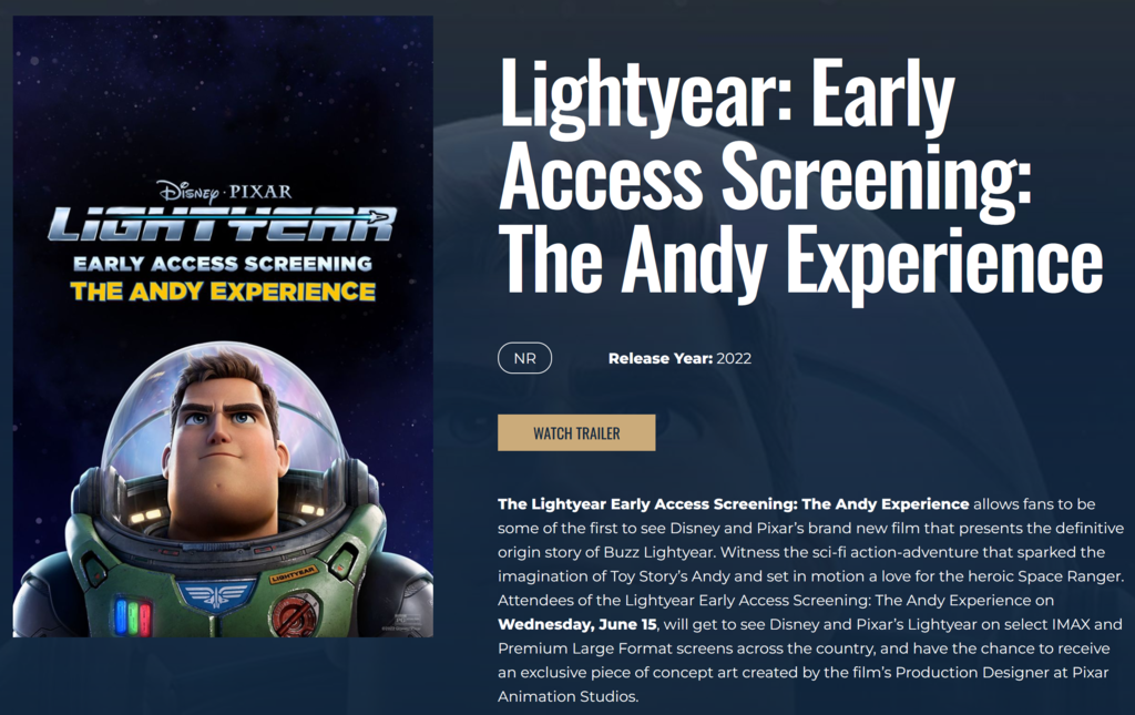 Lightyear: Early Access Screening Wednesday June 15, 6 PM | DVCinfo ...