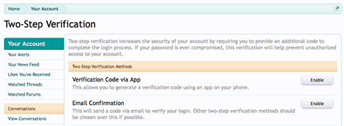Enhanced Account Security with 2-Step Authentication | DVCinfo Community