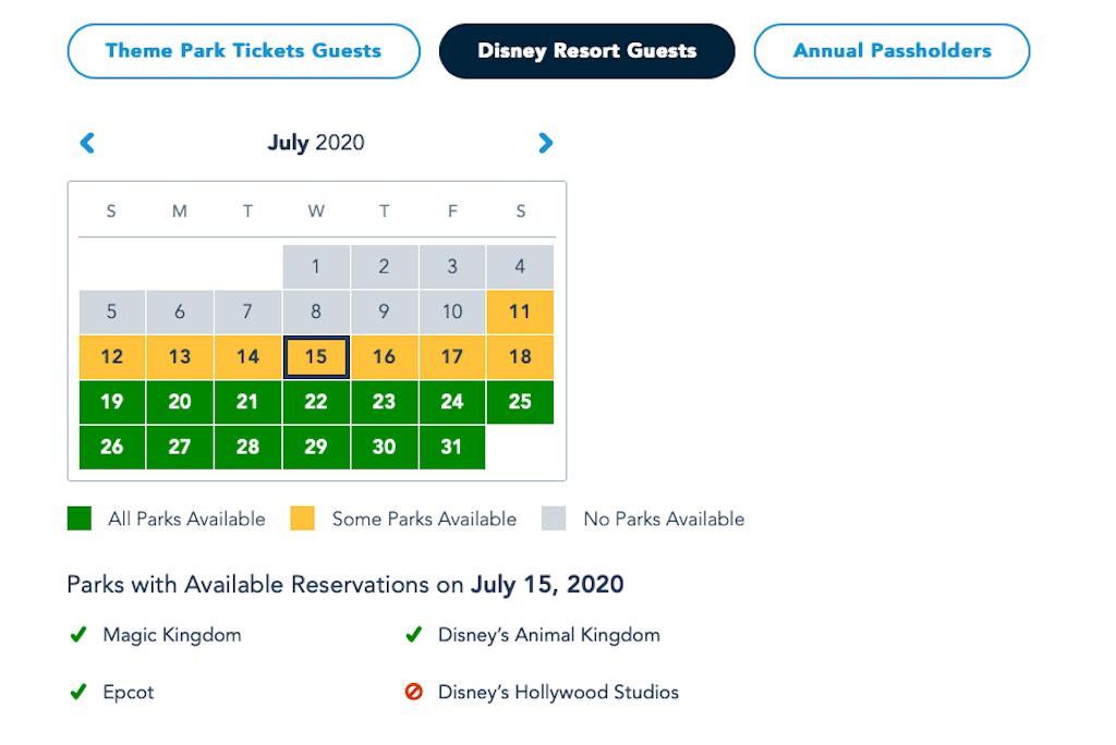 DVC Reservation System Adds Park Pass Link | DVCinfo Community