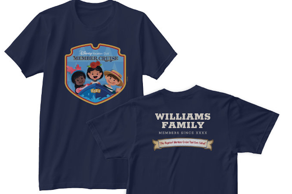 Customizable 2024 Member Cruise Shirt Available via Disney Store ...