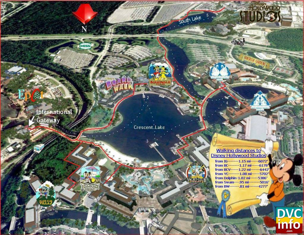 Walking Distances At Disney | DVCinfo Community