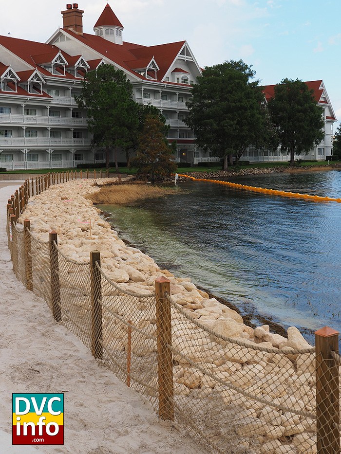Rocks added to Fencing along Shorelines at Disney World | DVCinfo Community