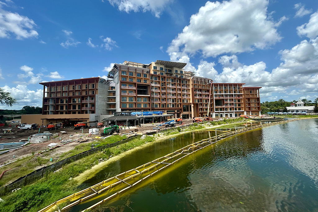 Polynesian Island Tower Construction Update - July 2024 | DVCinfo Community