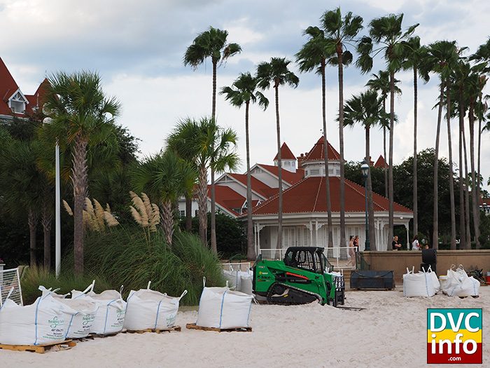 Rocks added to Fencing along Shorelines at Disney World - DVCinfo