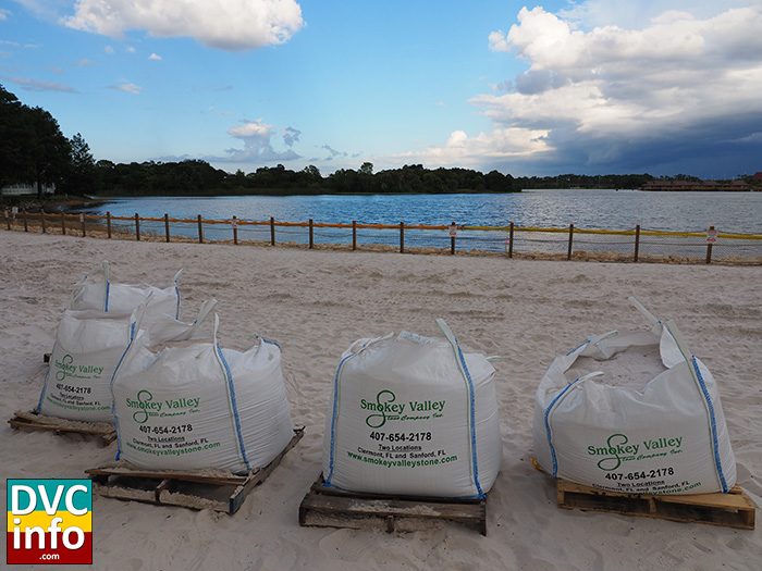 Rocks added to Fencing along Shorelines at Disney World - DVCinfo